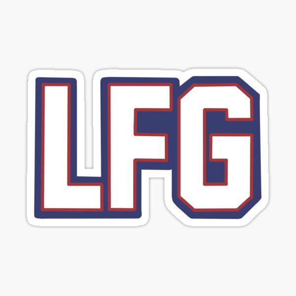 "Lfg" Sticker for Sale by verasuzefmm | Redbubble