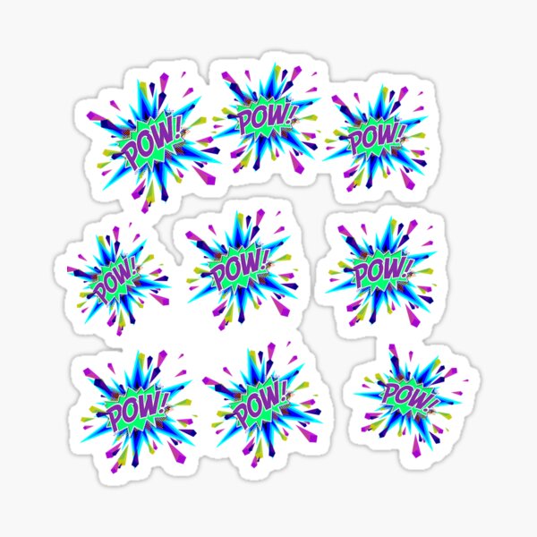 "Pattern pride power pow" Sticker for Sale by Chrislon29 | Redbubble
