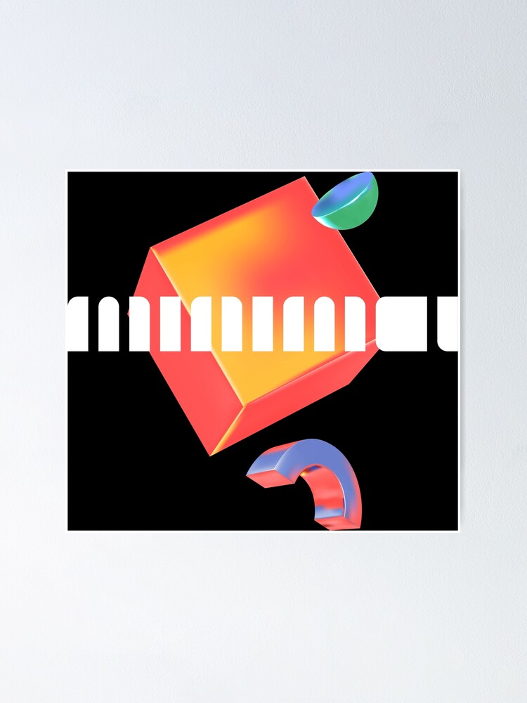 "Minimal Dimensions" Poster for Sale by lvrdesign | Redbubble