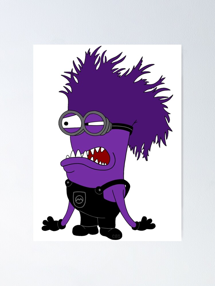 "Minion Angry" Poster for Sale by Joanna-Asia | Redbubble