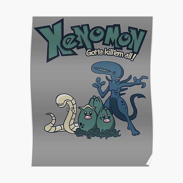 "Xenomon" Poster for Sale by SEryST | Redbubble