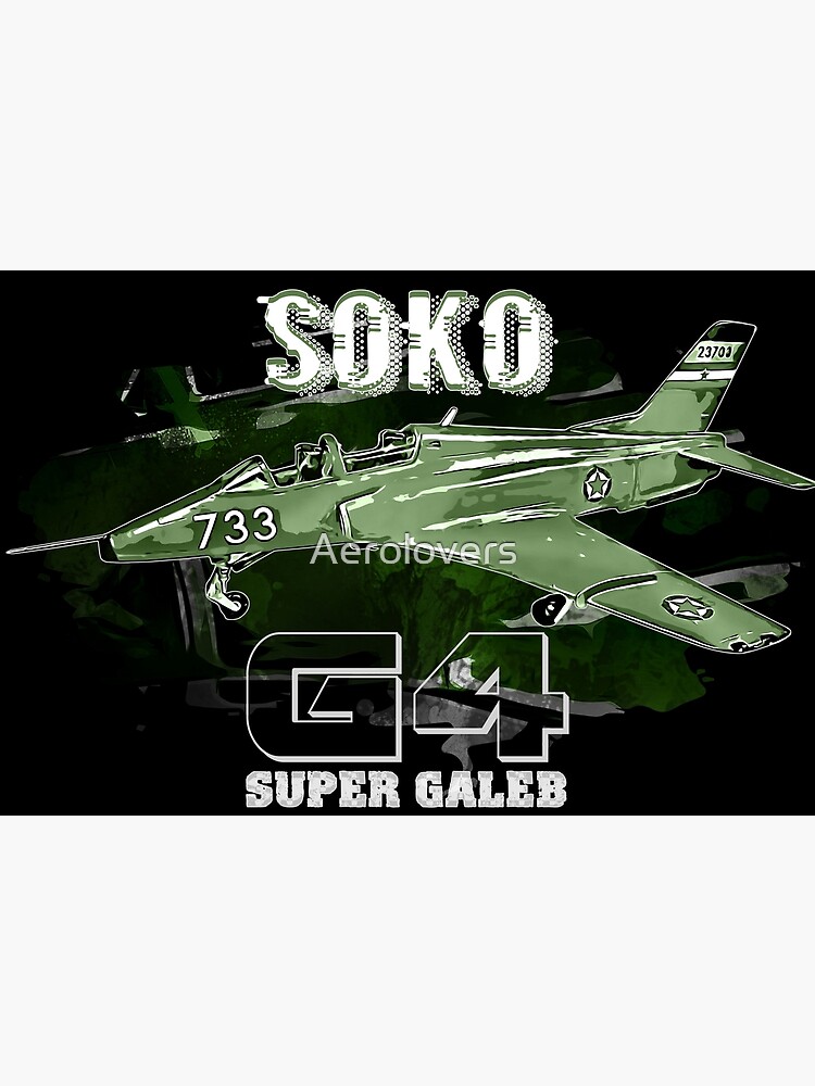 Póster «Avión de combate Soko G-4 Super Galeb Military Aircraft» de ...