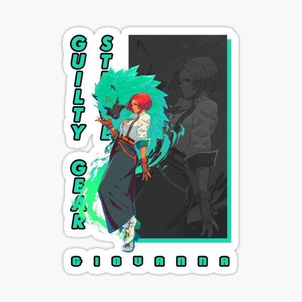 "GUILTY GEAR - GIOVANNA" Sticker for Sale by RECBLACK | Redbubble