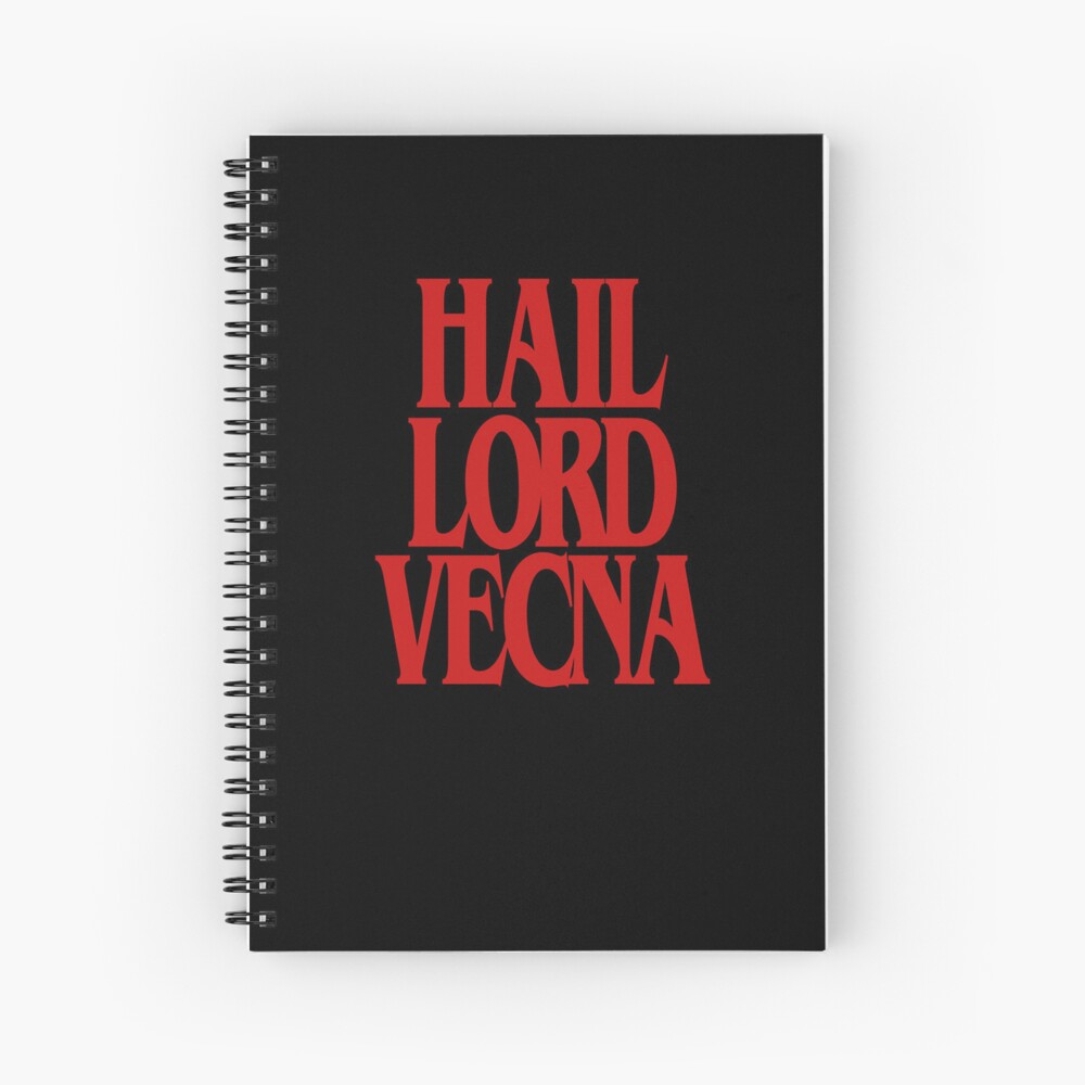 "Stranger Things - Hail Lord Vecna, Eddie Munson" Spiral Notebook for ...