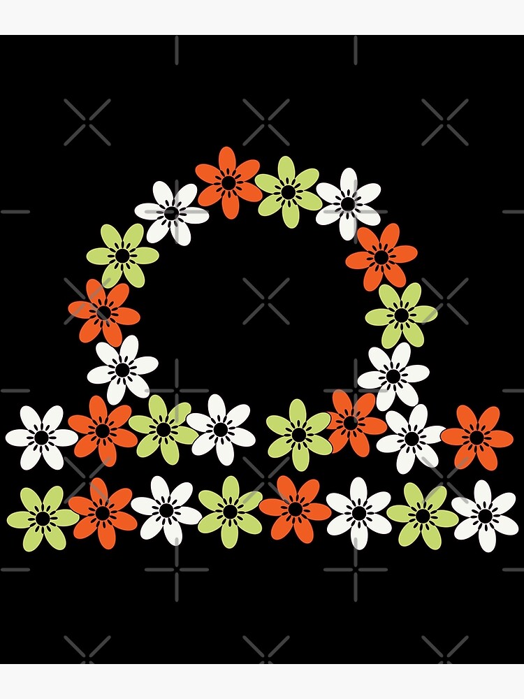 "Cute Libra Zodiac Symbol" Poster for Sale by MAPELPOD | Redbubble