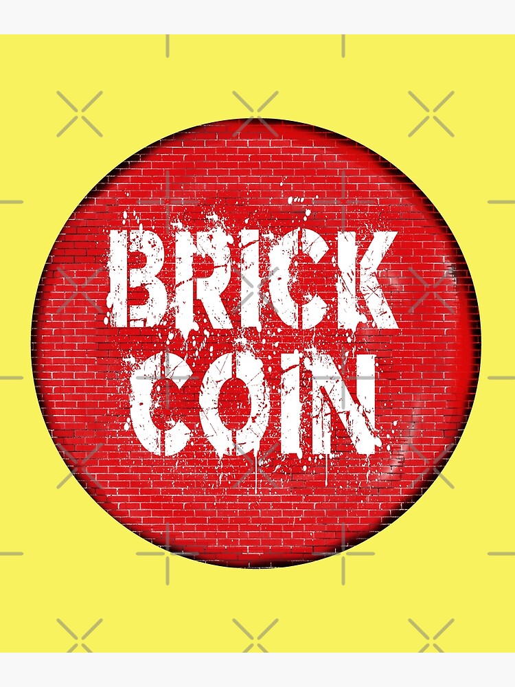 "Bitcoin Crypto Liquid Gold Brick Coin Funny Meme" Poster for Sale by ...