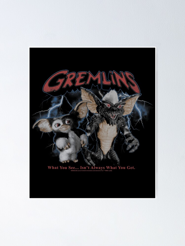 "Gremlins Lightning Storm Portrait" Poster for Sale by limpingpince-ne ...