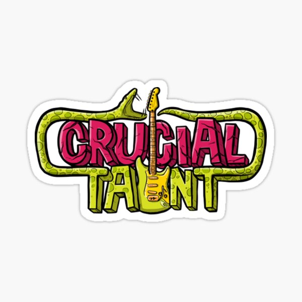 "Crucial Taunt - 90s Movies" Sticker for Sale by SusanJPD | Redbubble
