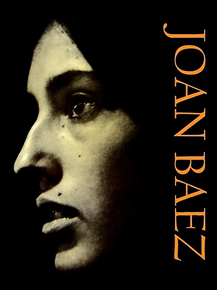 "Joan Tribute Music Legend Singer Baez Logo" Art Print for Sale by ...