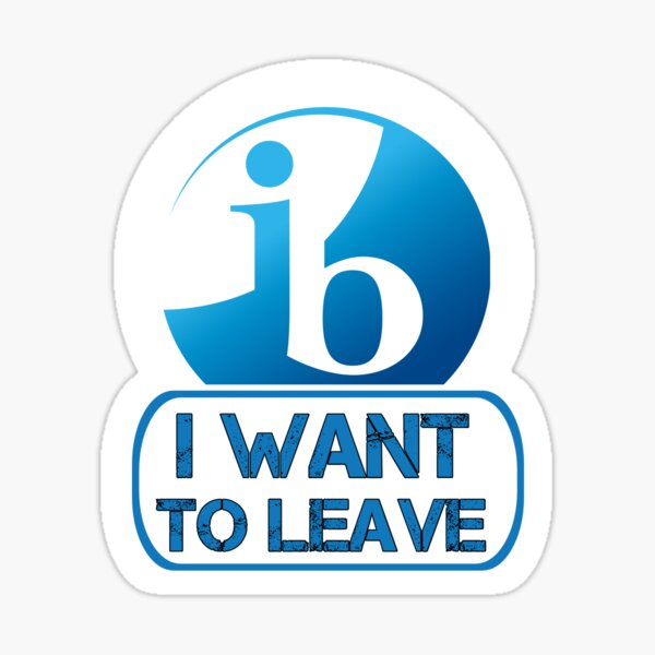 "International baccalaureate" Sticker for Sale by Desgin0001 | Redbubble