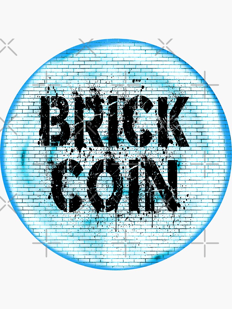 "Bitcoin Crypto Liquid Gold Brick Coin Funny Meme" Sticker by ...