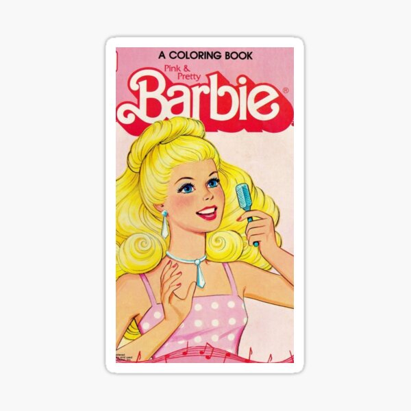 "Barbie cartoon poster" Sticker for Sale by ayyatxo1 | Redbubble