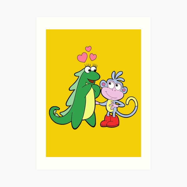 Dora The Explorer Friends Art Print For Sale By Wo Store Redbubble