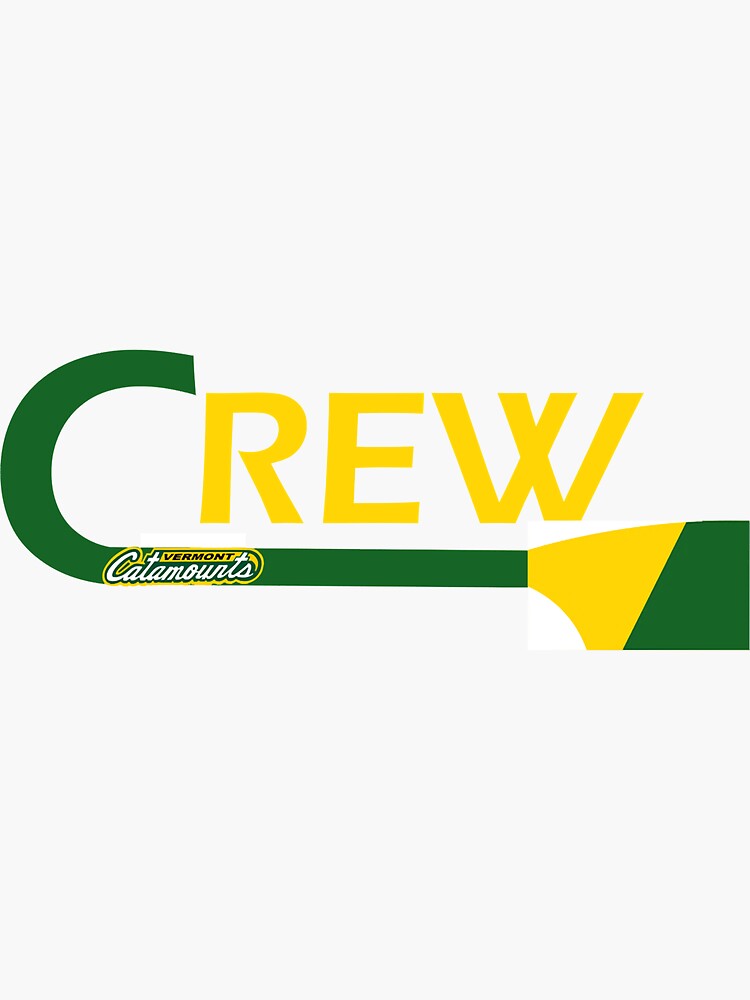 "Uvm crew" Sticker for Sale by paulette2lcla | Redbubble