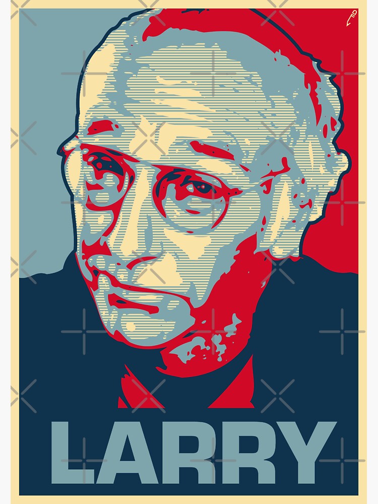 "Larry" Sticker for Sale by DAFTFISH | Redbubble