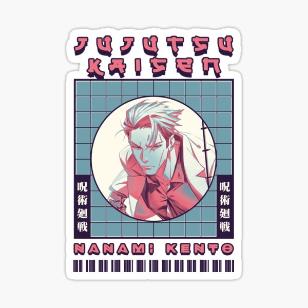 "JUJUTSU KAISEN - NANAMI KENTO" Sticker for Sale by AZURESIEGFRIED ...