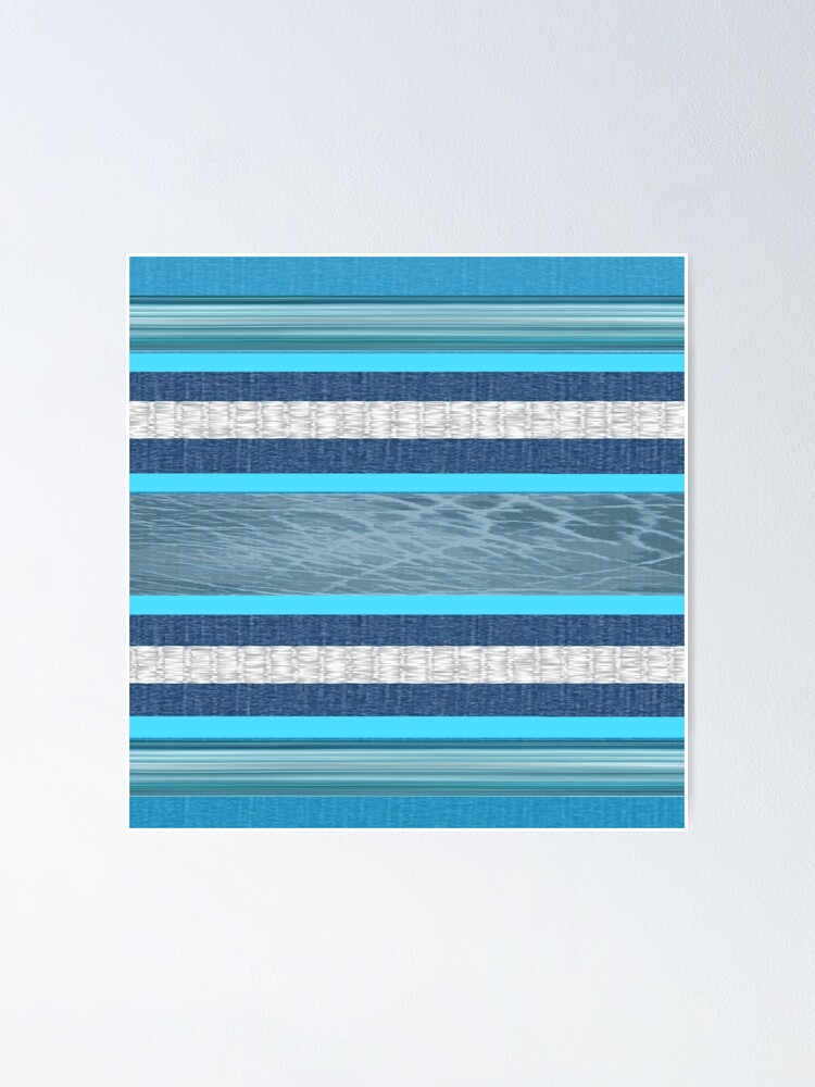"Blue Aqua Calming Colours" Poster for Sale by NightRags | Redbubble