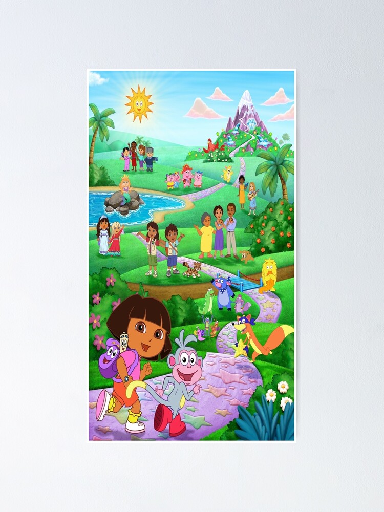"Dora the Explorer" Poster for Sale by Wo-Store | Redbubble