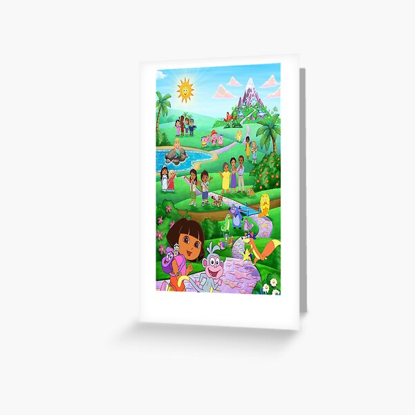 "Dora the Explorer" Greeting Card by Wo-Store | Redbubble