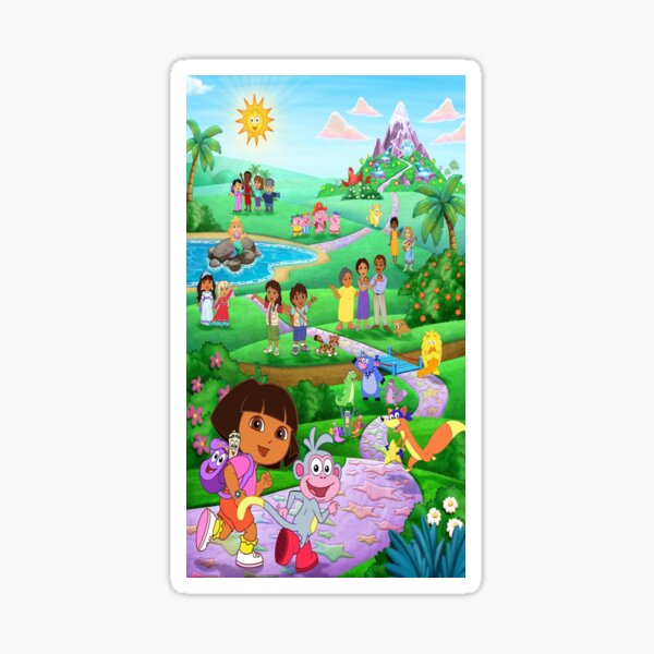 "Dora the Explorer" Sticker for Sale by Wo-Store | Redbubble