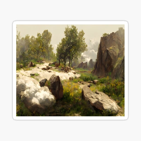 "Random Landscape" Sticker for Sale by RandomArtPH | Redbubble