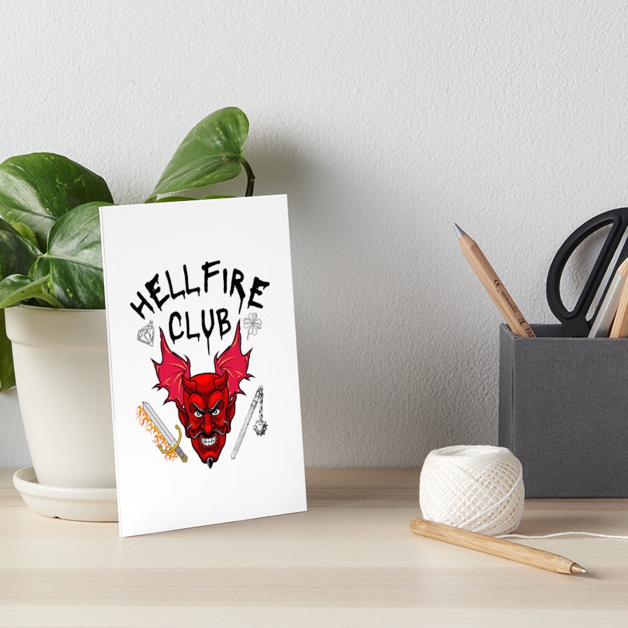 "HELLFIRE CLUB" Art Board Print for Sale by PotluckPrints | Redbubble