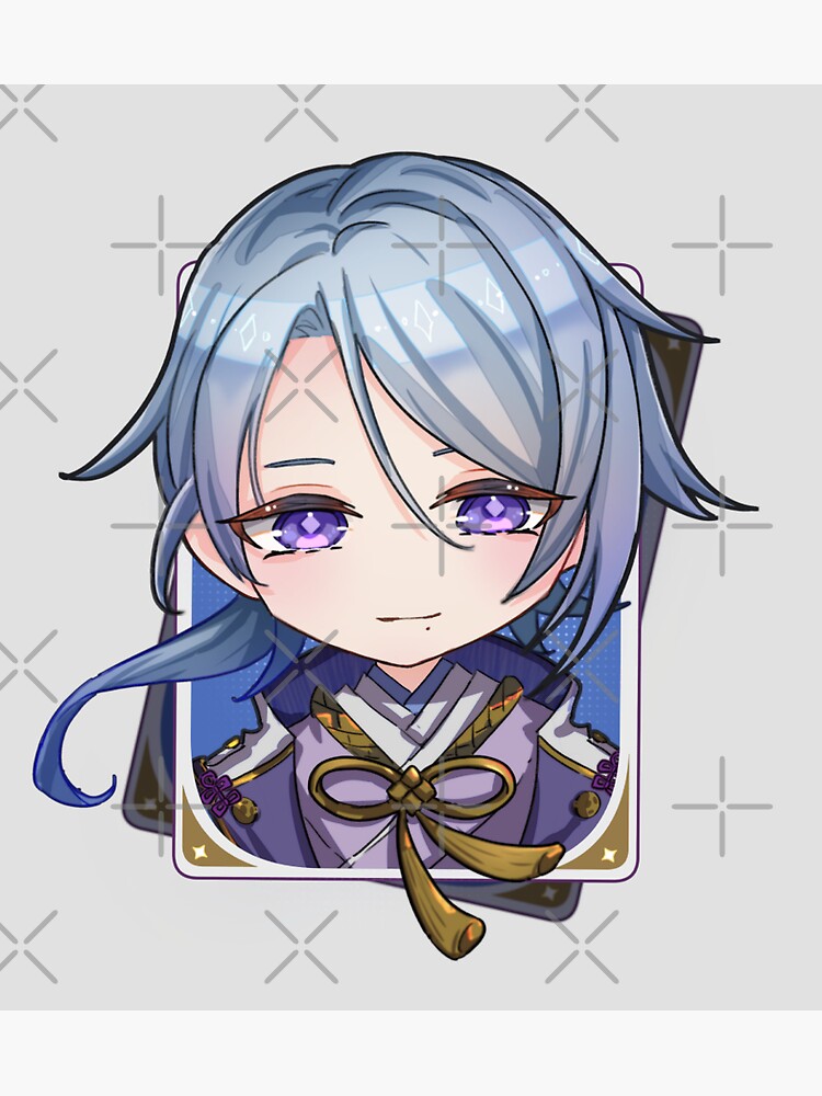 "Ayato - Genshin Impact" Sticker for Sale by ruriswhite | Redbubble
