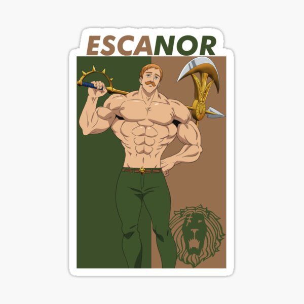 "Escanor The Seven Deadly Sins | Perfect Gift Loves Seven Lions ...