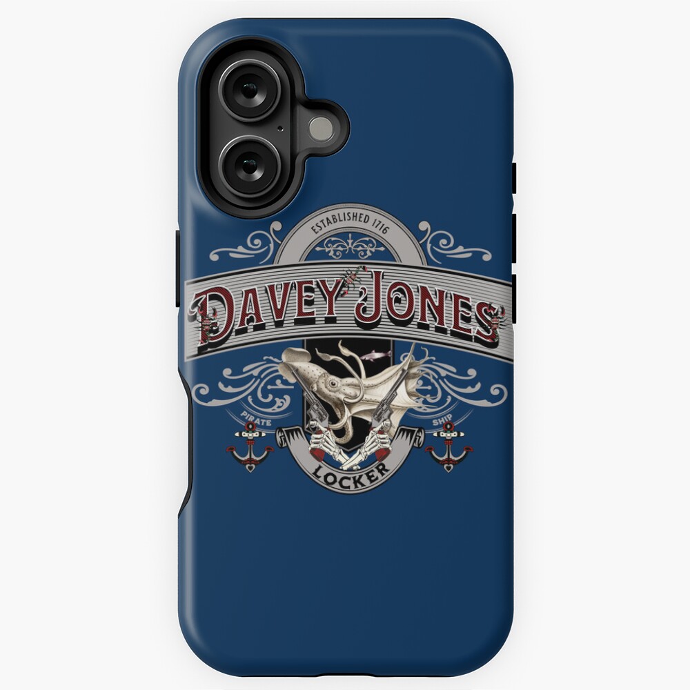 "Davey Jones Locker Pirate Silver and Red" Sticker for Sale by Emeris ...