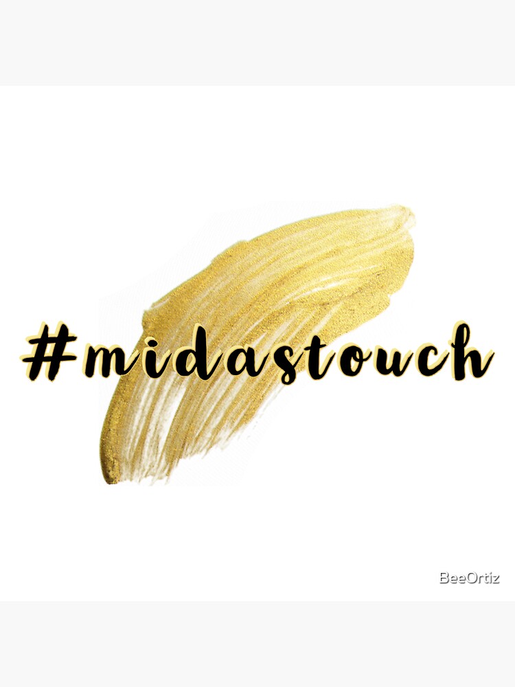 "Midas touch" Sticker for Sale by BeeOrtiz | Redbubble
