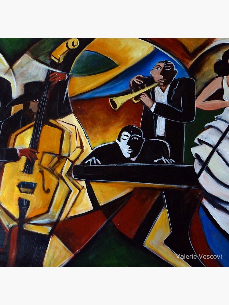 "The Jazz Group" Clock for Sale by galerievie | Redbubble