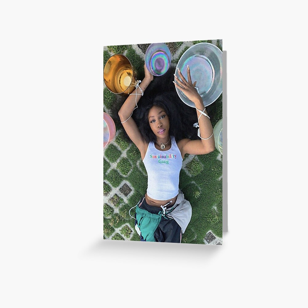"SZA" Greeting Card for Sale by nellahh | Redbubble