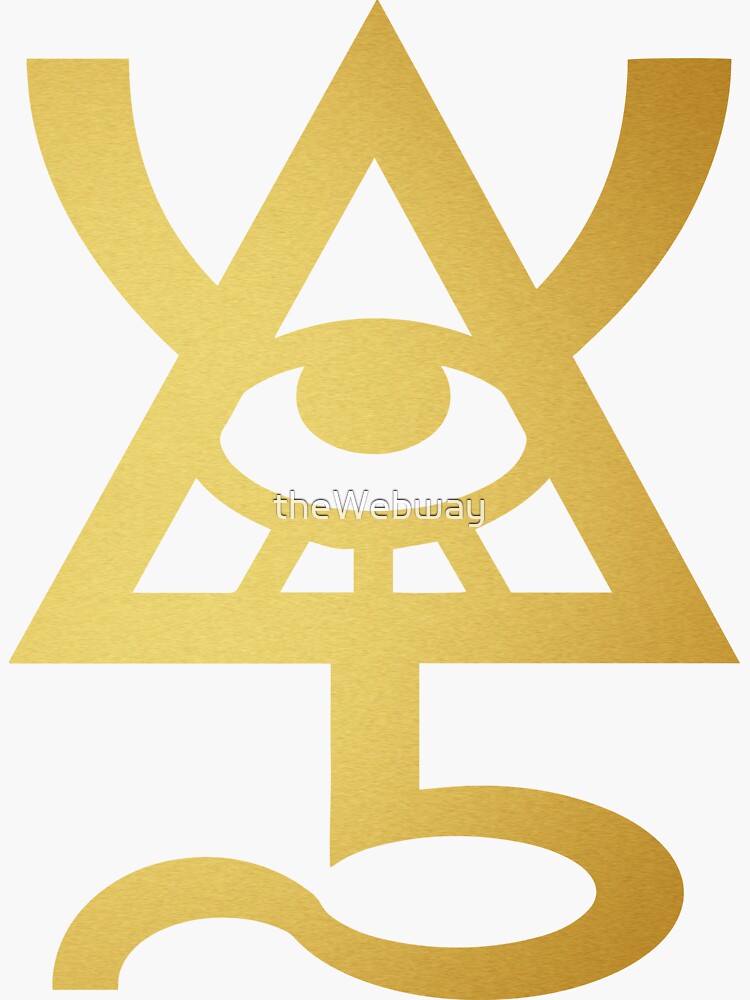"Golden Eldar Spirit Seer Rune " Sticker for Sale by theWebway | Redbubble