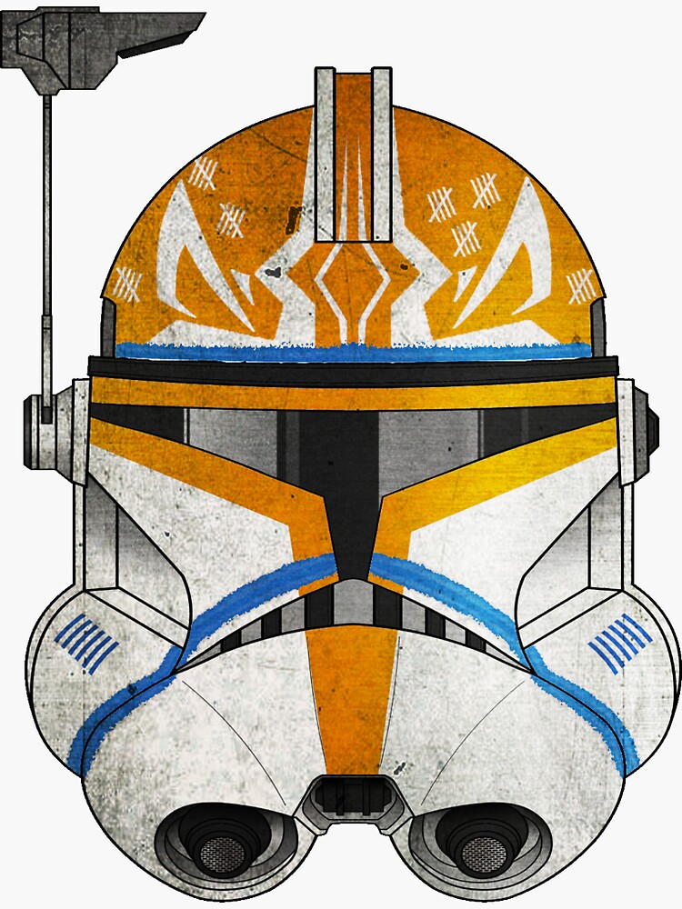 "332nd Captain Rex Helmet" Sticker for Sale by Blood-Kaminoan | Redbubble