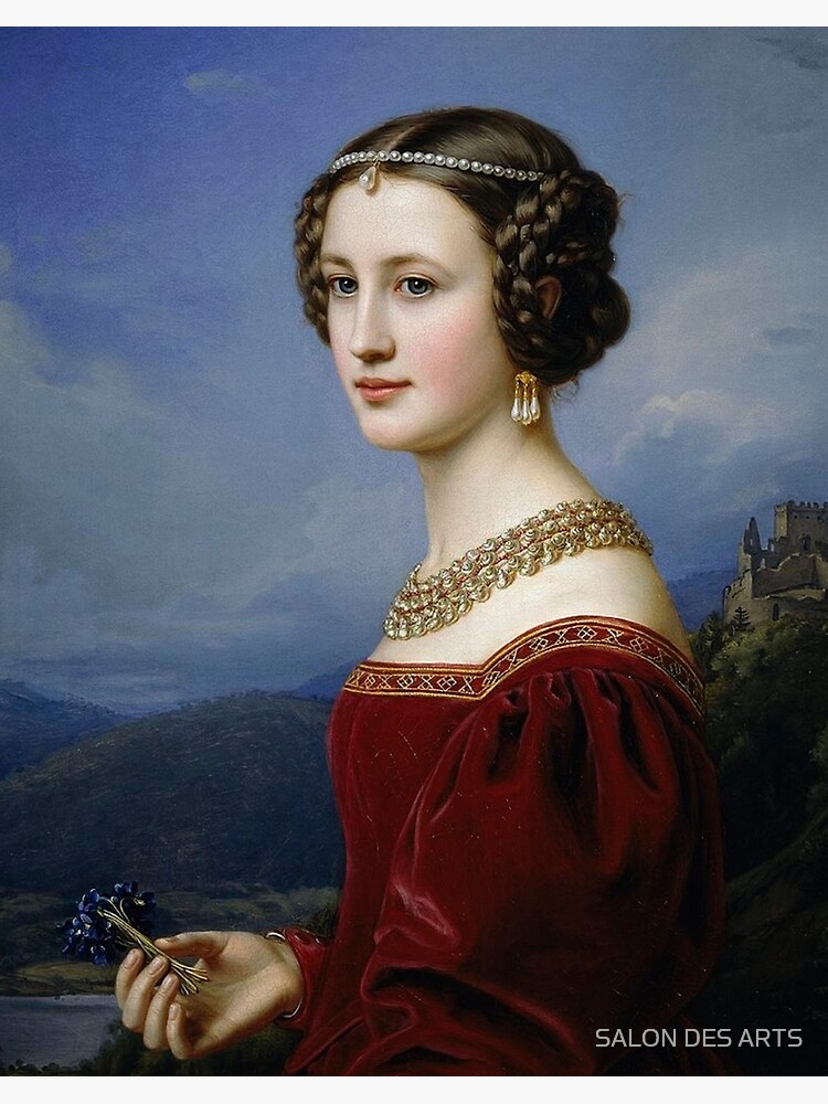 "Cornelia Vetterlein (1828) - Joseph Karl Stieler" Art Board Print for ...
