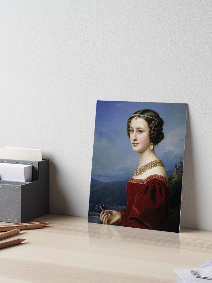 "Cornelia Vetterlein (1828) - Joseph Karl Stieler" Art Board Print for ...