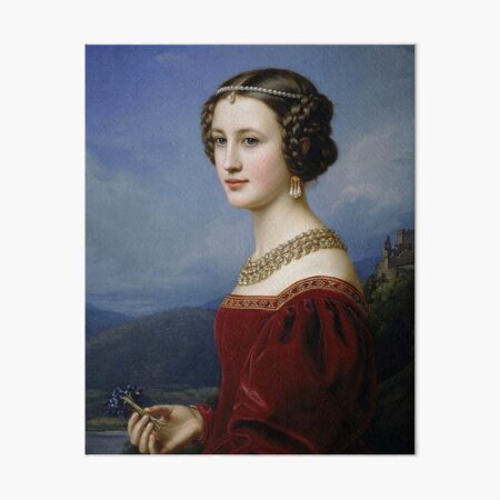 "Cornelia Vetterlein (1828) - Joseph Karl Stieler" Art Board Print for ...