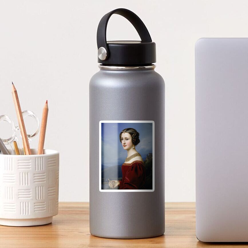 "Cornelia Vetterlein (1828) - Joseph Karl Stieler" Sticker for Sale by ...