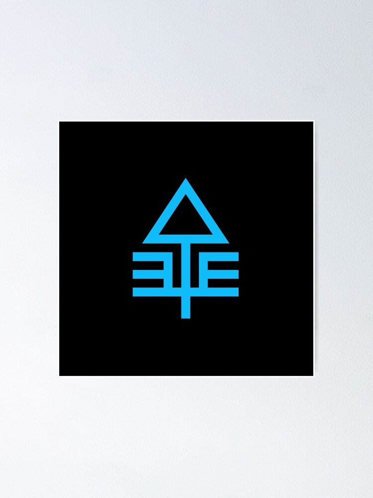 "Swooping Hawk Shrine Rune" Poster for Sale by theWebway | Redbubble