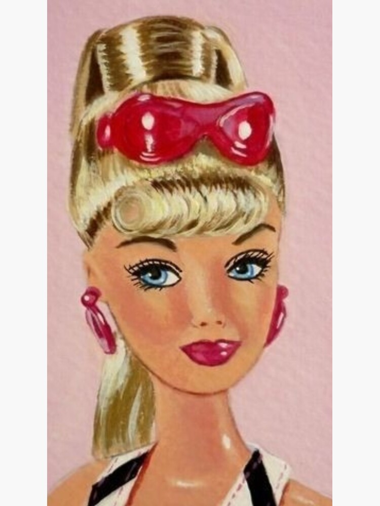 "Barbie cartoon poster " Sticker for Sale by ayyatxo1 | Redbubble