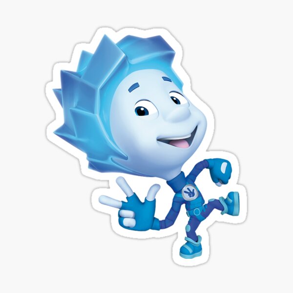 "the fixies cartoon " Sticker for Sale by DALD | Redbubble