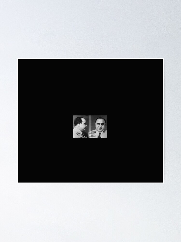 "Al Capone Mugshot." Poster for Sale by How67 | Redbubble