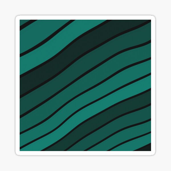 "Minimal random stepped gradient cyan" Sticker for Sale by IZ-MdVerz ...