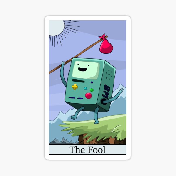 "The Fool tarot card" Sticker for Sale by rsutton | Redbubble