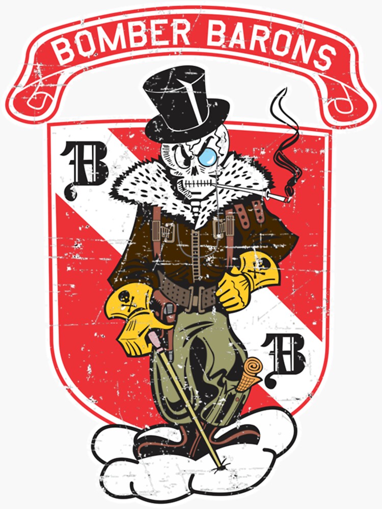 "23rd Expeditionary Bomb Squadron - Bomber Barons - Grunge Style ...