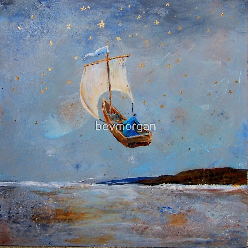 "Set Your Sail for the Stars" by bevmorgan | Redbubble