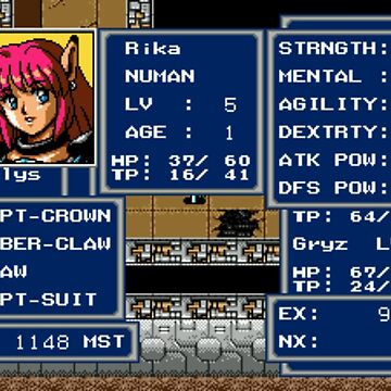 "Classic Phantasy Star IV Rika Stats" Sticker for Sale by Tark-Abelard ...