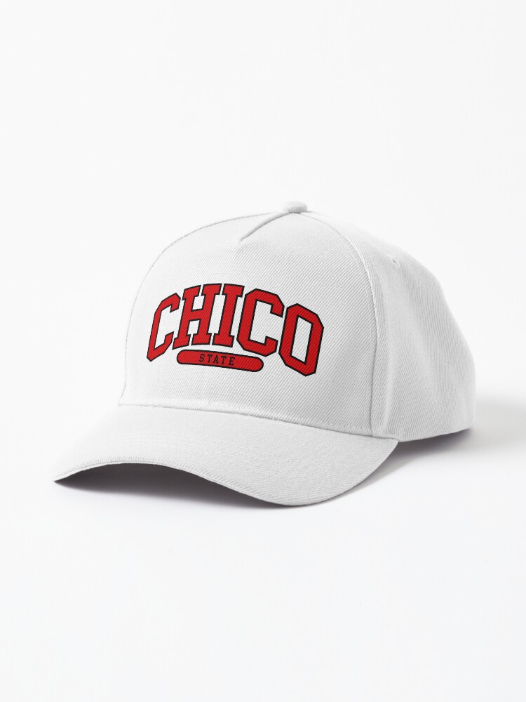 "chico state - college font curved" Cap for Sale by scollegestuff ...