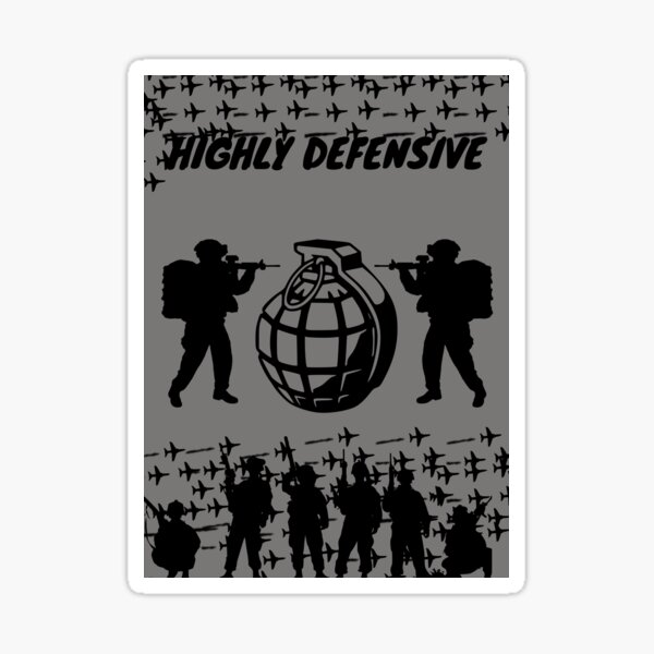 "Self-defence" Sticker for Sale by CyrilScript365 | Redbubble