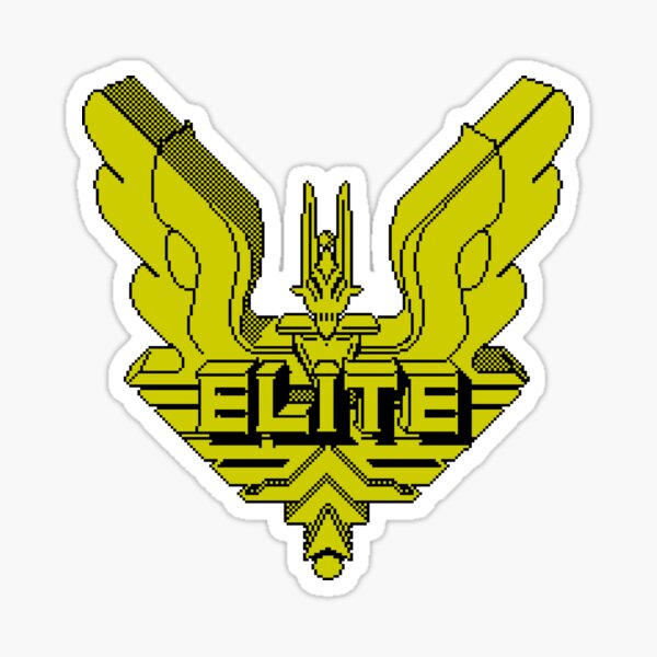 "Elite 8 bit art" Sticker for Sale by 8FistsofTees | Redbubble